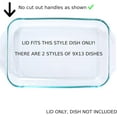 Replacement Lids for Pyrex 9x13 Casserole Glass Baking Dish Container ...