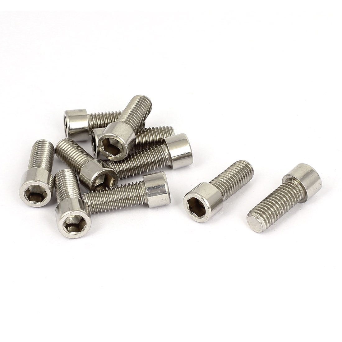 M10 X 25mm 304 Stainless Steel Hex Socket Head Cap Screws Bolts Din 912