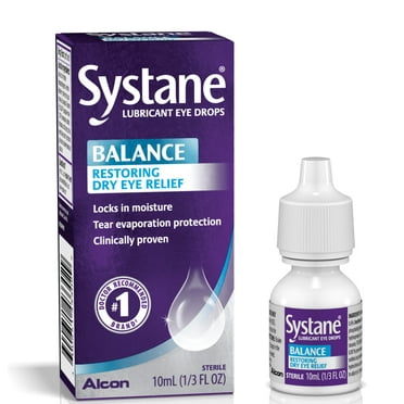 Systane Balance Lubricating Eye Drops for Dry Eyes Symptoms, 10ml ...