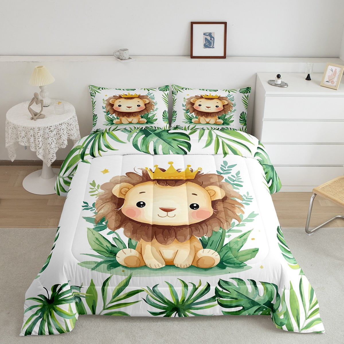 Click here for Erosebridal Kawaii Lion Bedding Sets Twin With Com... prices