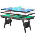 Fiziti 66-Inch 3 in 1 Game Table - Ping-Pong, Pool, Hockey for Teens ...