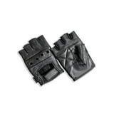 FL2250-L, Top Grain Leather Half Finger Gloves, Padded Palm, Hook ...