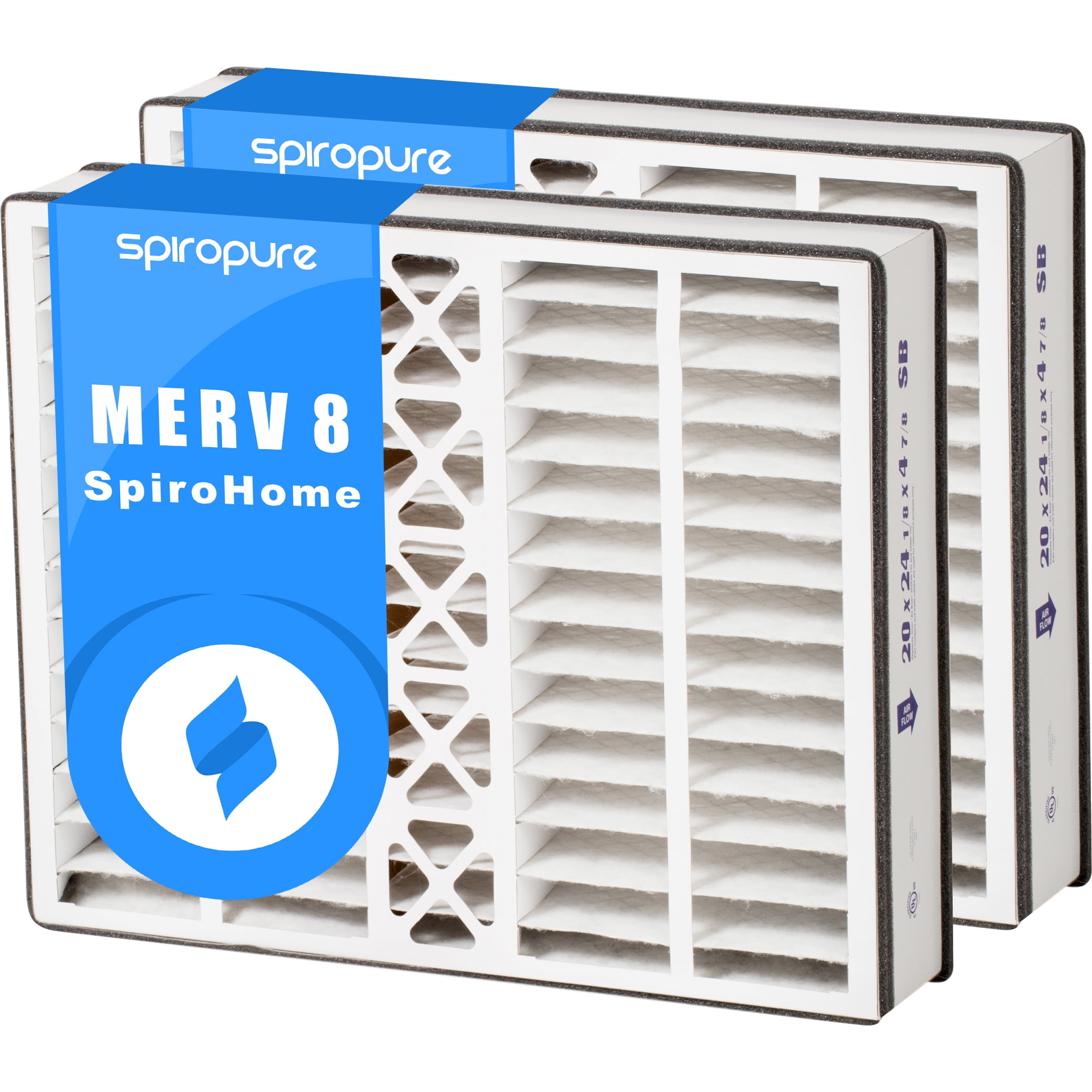 20x20x5 MERV 8 Trion Air Bear Supreme 259112-103 Aftermarket Filters (2 ...