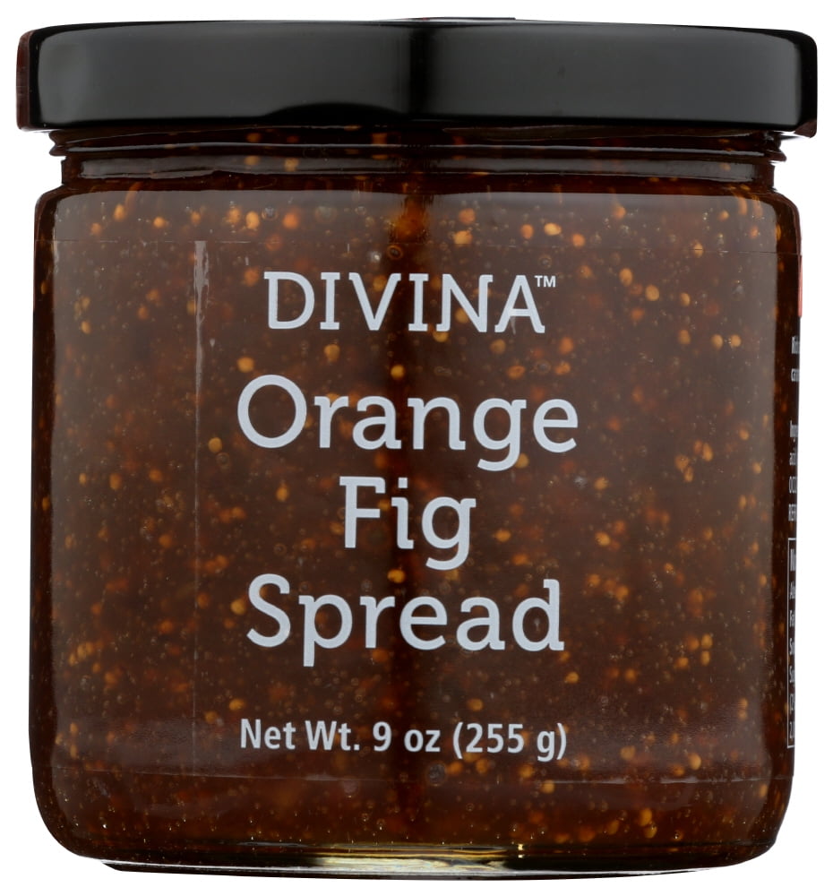 Divina Specialty Spread, Orange Fig, 9 Oz. - Walmart.com - Walmart.com