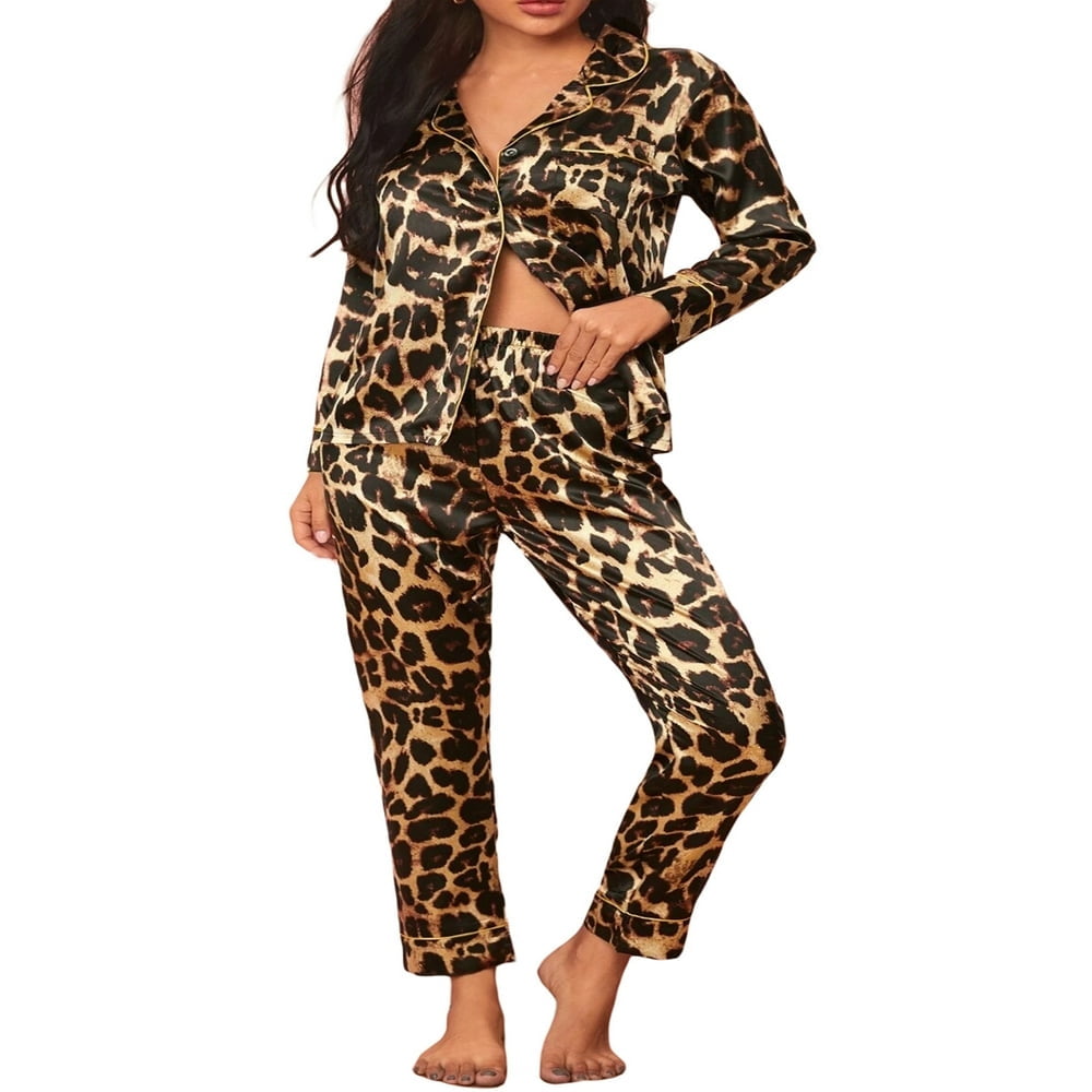 Click here for Debgfs Pyjamas Set For Womens Silk Satin Nightwear... prices