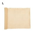 L Rattan Mesh Roll Sheet Webbing Caning Material for Chairs Kit Multi ...