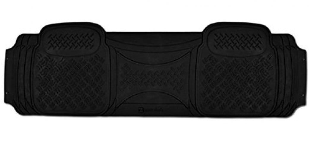 Zento Deals 1 Piece Diamond Black Universal Fit Heavy Duty Rubber ...