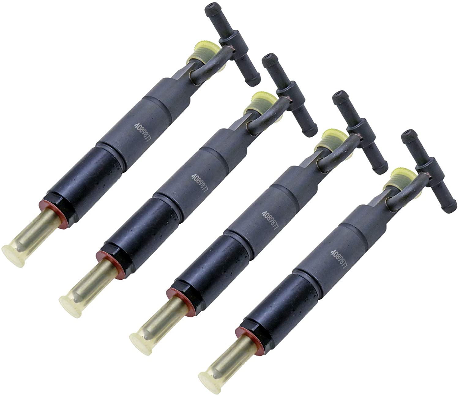 4PCS Fuel Injectors 4089877 Compatible with Cummins B3.3 Engine ...