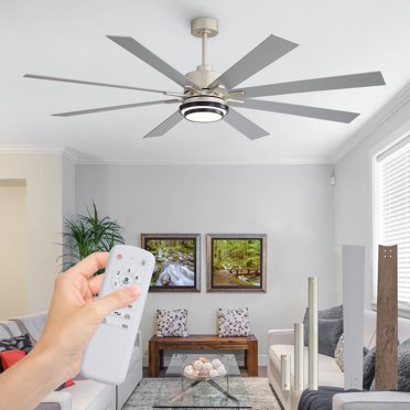 "Prominence Home Denon 60"" Indoor Bronze Ceiling Fan: 5 Blades, Bowl ...