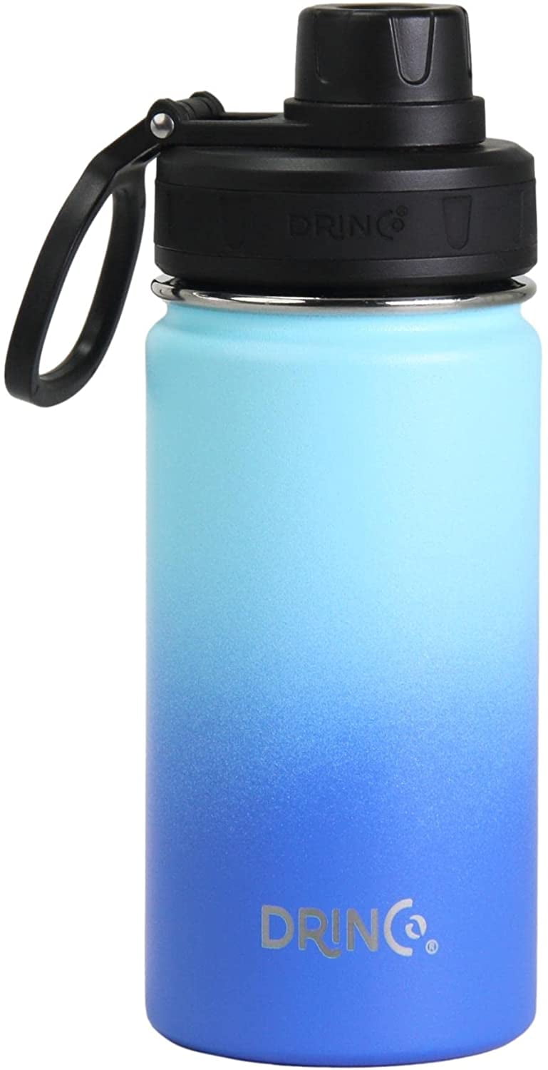 Drinco Water Bottle Double Wall Vacuum Insulated Stainless Steel, 14oz ...