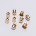 landege 150pcs jewelry clasps Metal Cord End Cap Endcap Ends Caps ...