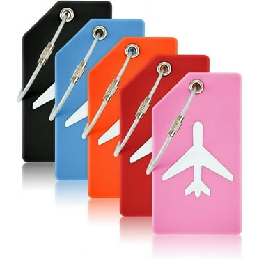 ComfiTime Luggage Tags with Alphabet– TSA Approved Silicone Luggage ...
