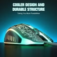 BENGOO RGB Gaming Mouse, USB Wired, 6 Programmable Buttons, 12800 DPI ...