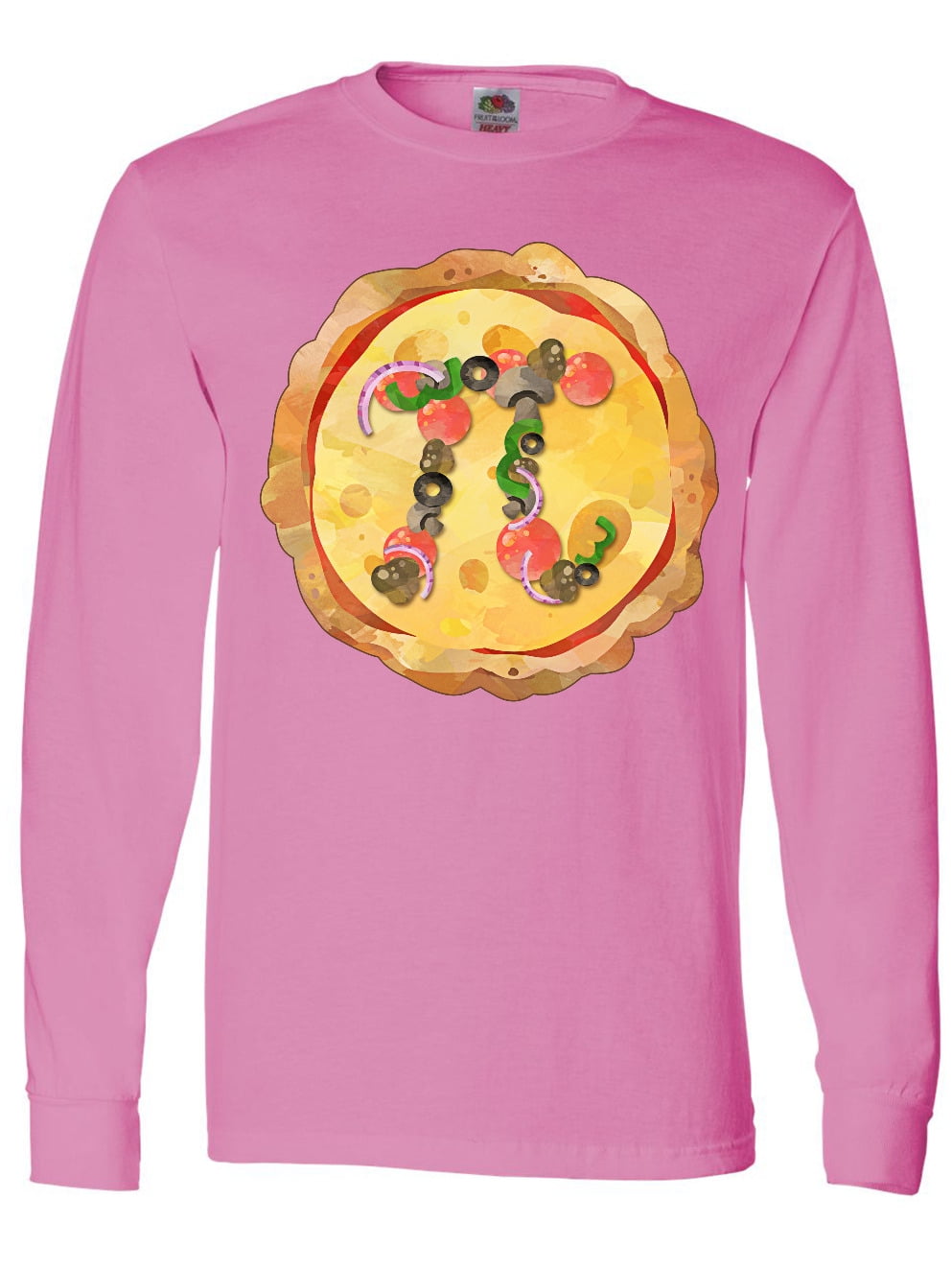 Inktastic Pi in Pizza Toppings Pi Day Long Sleeve T-Shirt - Walmart.com