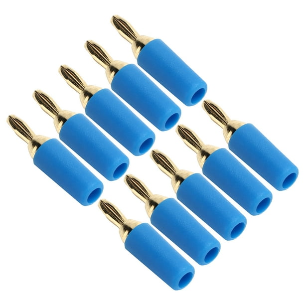 Conector banana macho, 10 piezas Conector banana de 2,5 mm Conector ...