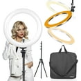 LS Photography 18" Ring Light Dimmable Fluorescent Continuous Lighting ...