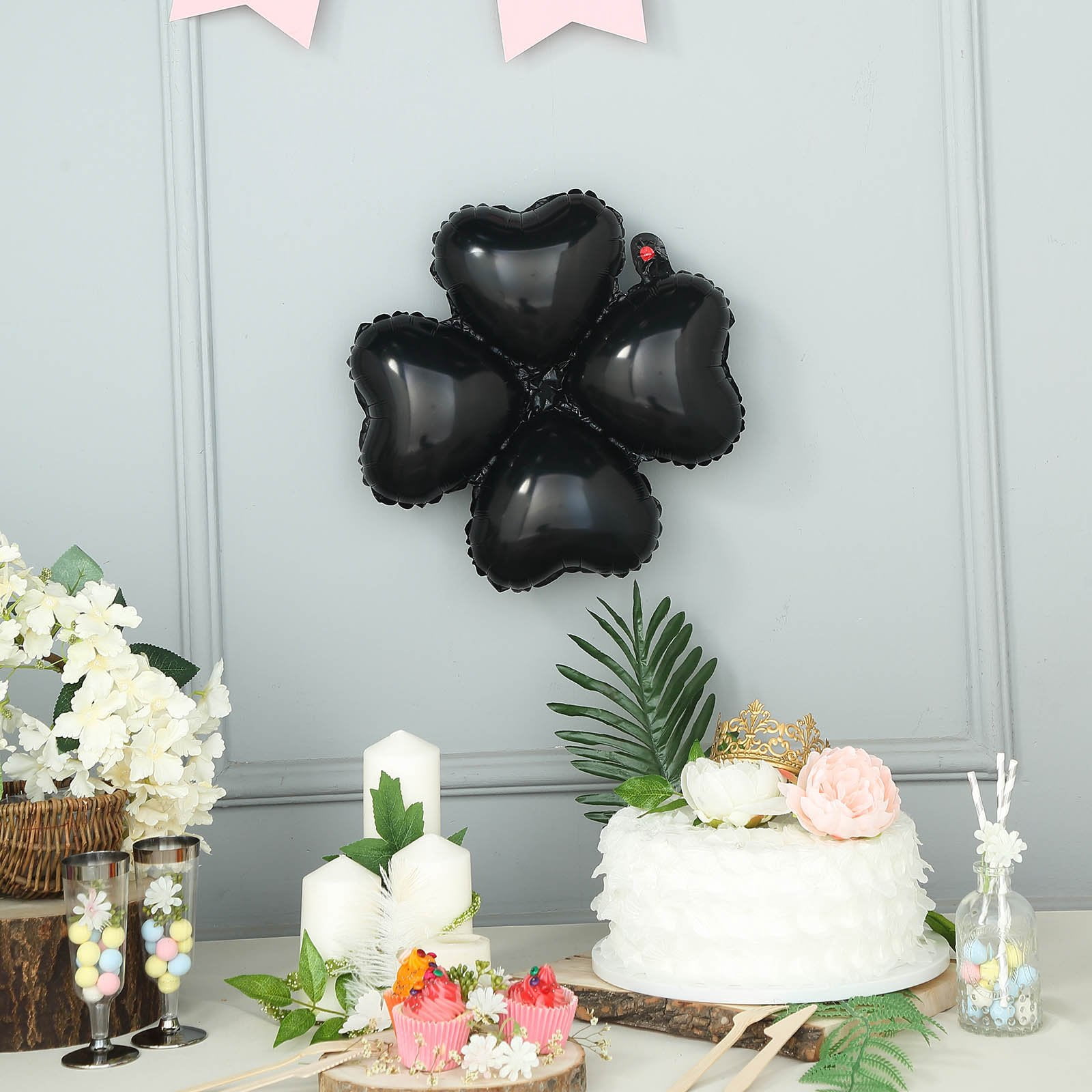 Paper anniversary Place card cloverleaf party wedding birthday ...