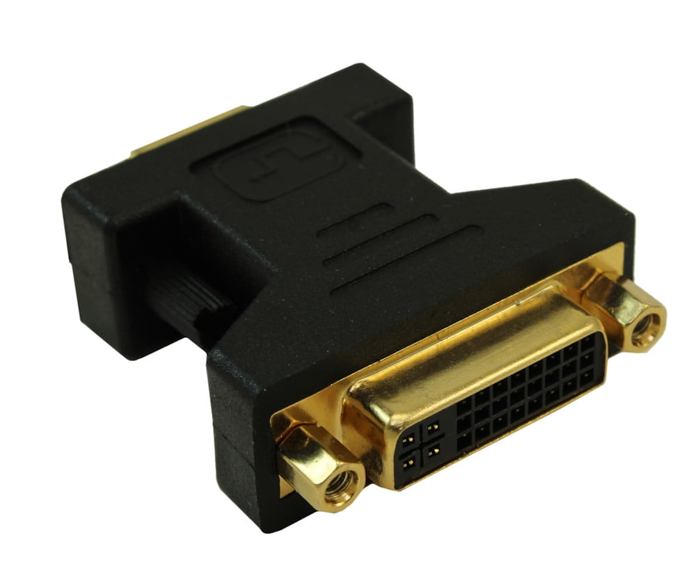 DVI-A Female (Analog) to VGA (15 Pin) Male Adapter, Gold Plated ...