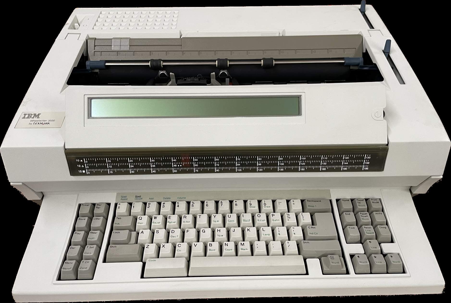 IBM Wheelwriter 3500 Electric Electronic Word Correction Typewriter ...