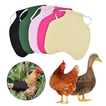 5 Pack Chicken Saddle Hen Apron Feather Fixer Wing Back Protector Hen ...