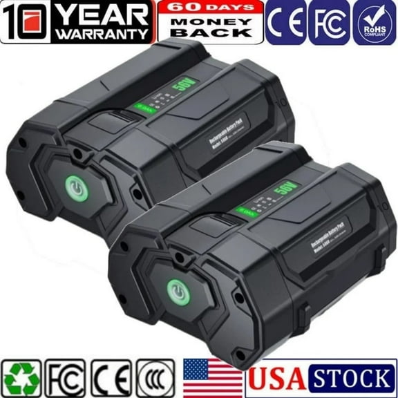 EGO Power+ 56V 2.5Ah Lithium-Ion Battery, Arc-Lithium Technology ...