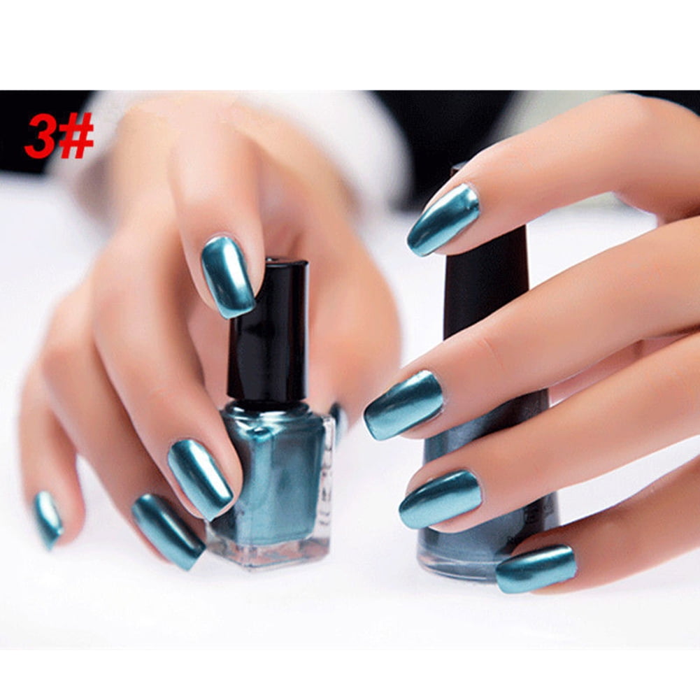 6ml Metallic Chrome Mirror Effect Manicure Tool Nail Art Polish Varnish