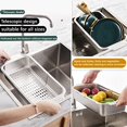 CHUNYAN Stainless steel retractable kitchen wash basket - wash ...