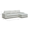 Wyatt Gray Fabric Aluminum Frame Chofa - Walmart.com