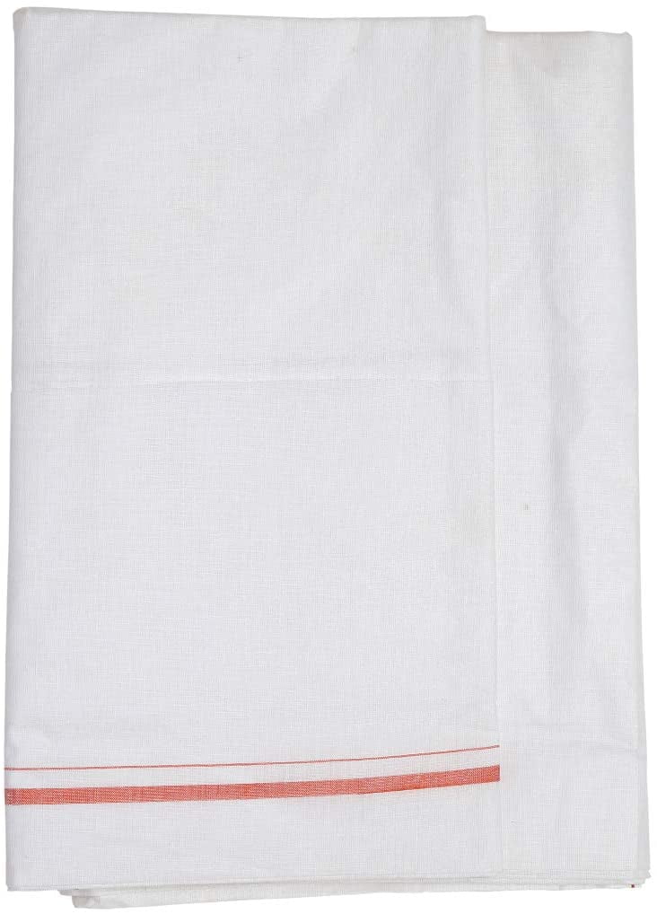 Dhooti Cotton Dhoti's, Full Length, Men's Ethnic Wear, White, Single ...