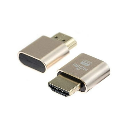 4K HDMI Dummy Plug - High Resolution Virtual Monitor Display Emulator ...