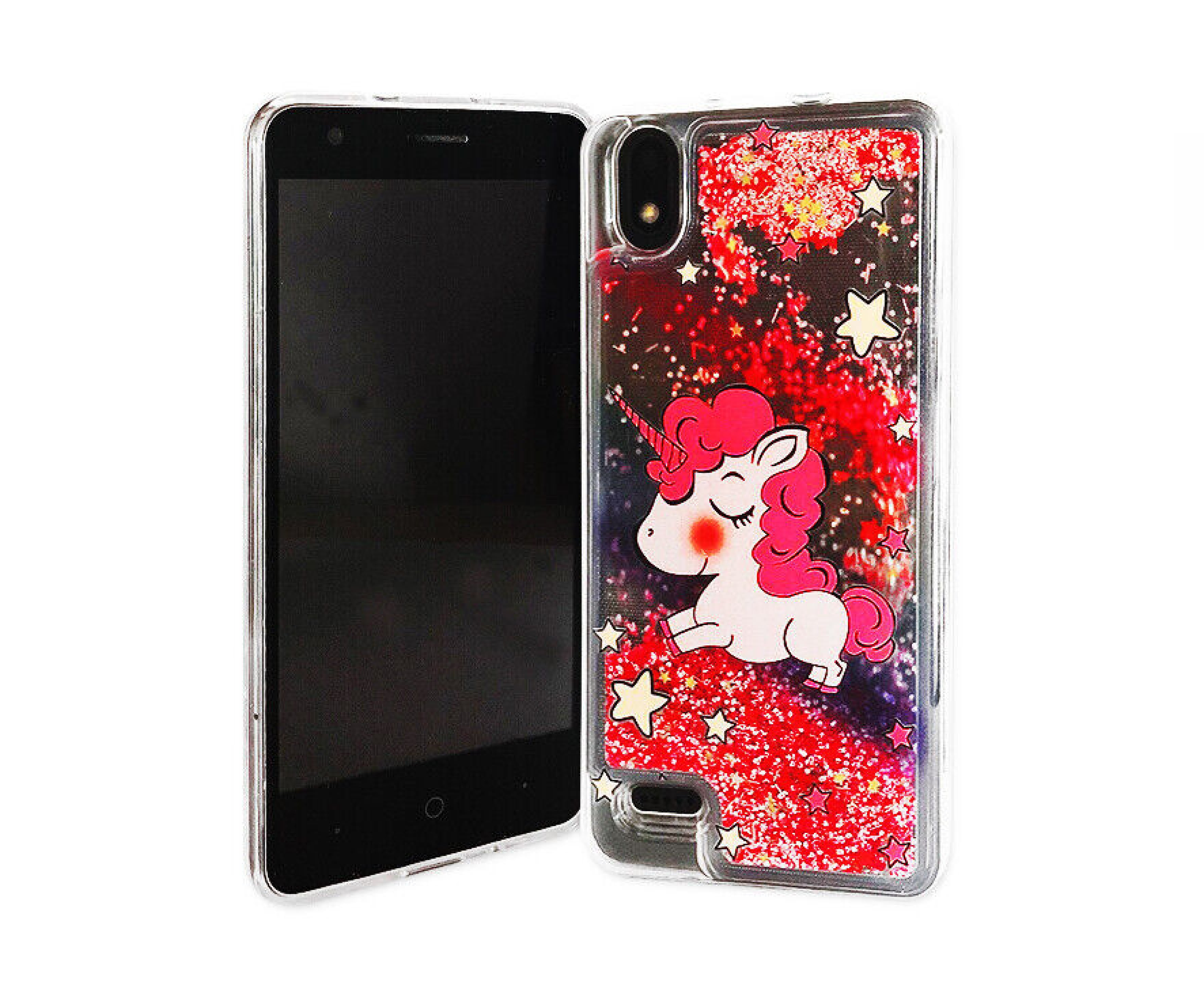 For ZTE Z1 Gabb Wireless Liquid Motion Glitter Design Cover Cell Phone ...