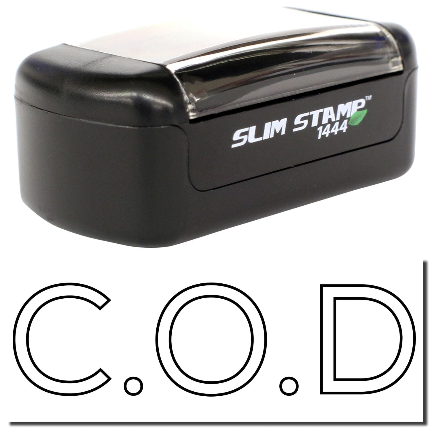Slim Pre-Inked COD Outline Stamp, Slim 1444, Ultra Slim Design ...