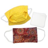 Sew Your Own Reusable Face Mask Kit, Set of 4 with Assorted Fabrics ...