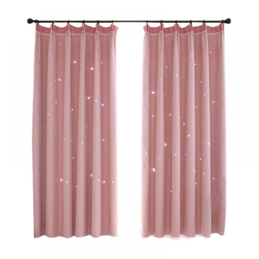 Oaktree Romance Double-Deck Cloth & Blackout Floor-standing Curtain ...
