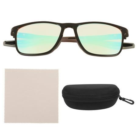 Blue Colorblindness Glasses High Contrast UV Blocking TR Multicoating ...