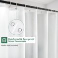 Waterproof Frosted Shower Curtain Liner 108x72 Inches, BPA-Free EVA ...