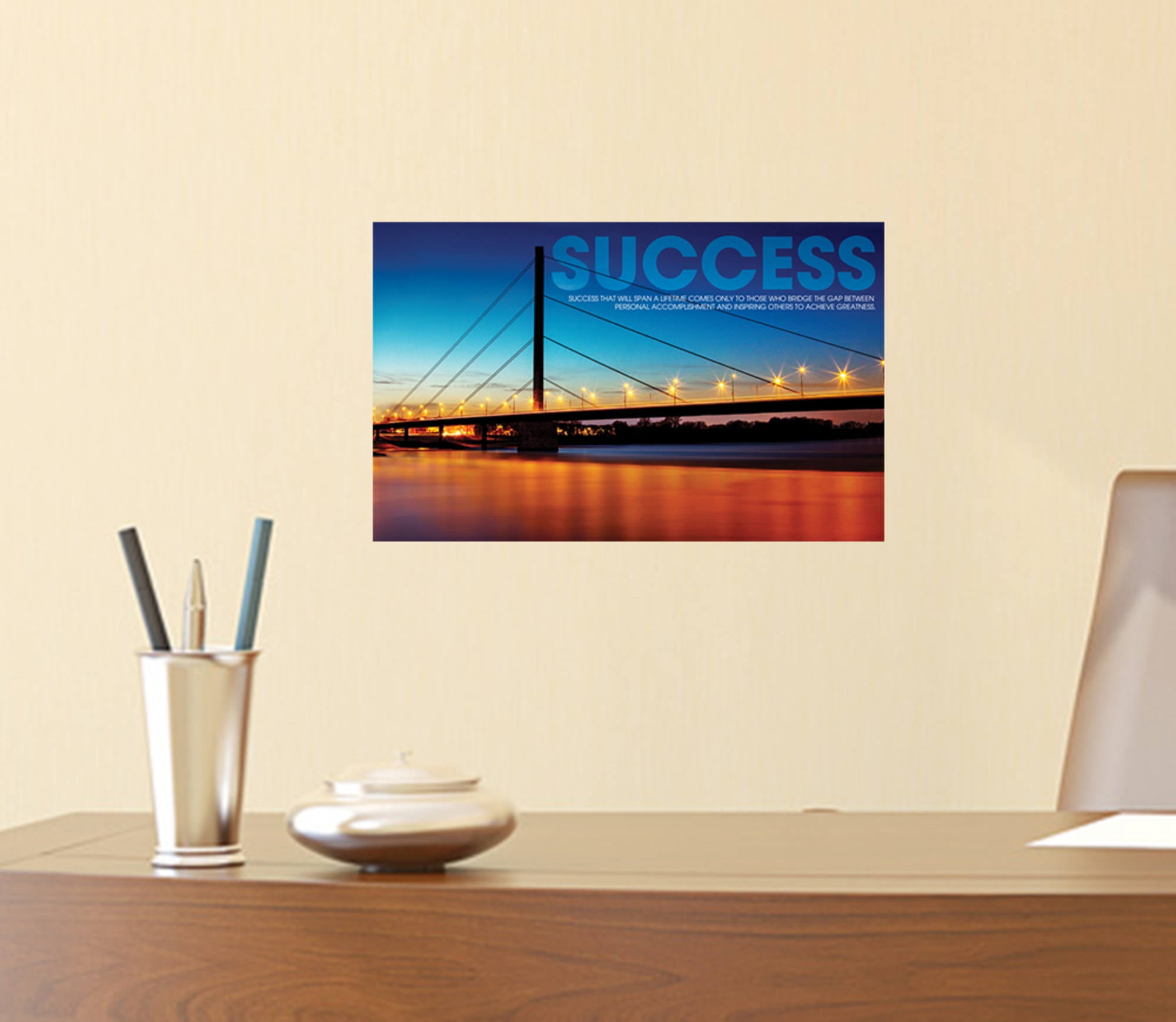 Successories Peel & Stick Motivational Wall Decal: Success Bridge (12 ...