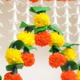 5 Ft Marigold Lily Thoran | Door Hanging Toran | Indian Thorans ...