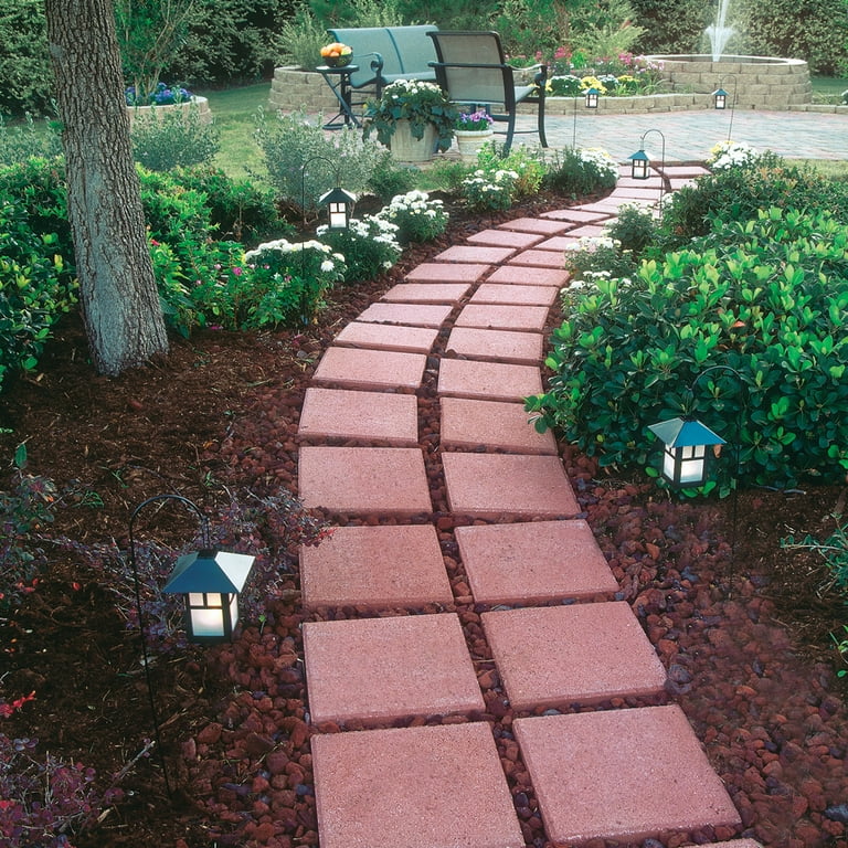 Red Landscaping Rock Garden