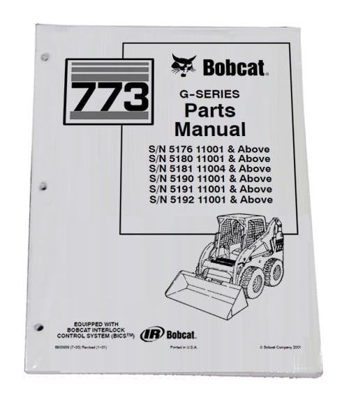Bobcat 773 Skid Steer Parts Catalog - Part Number # 6900939 - Walmart.com