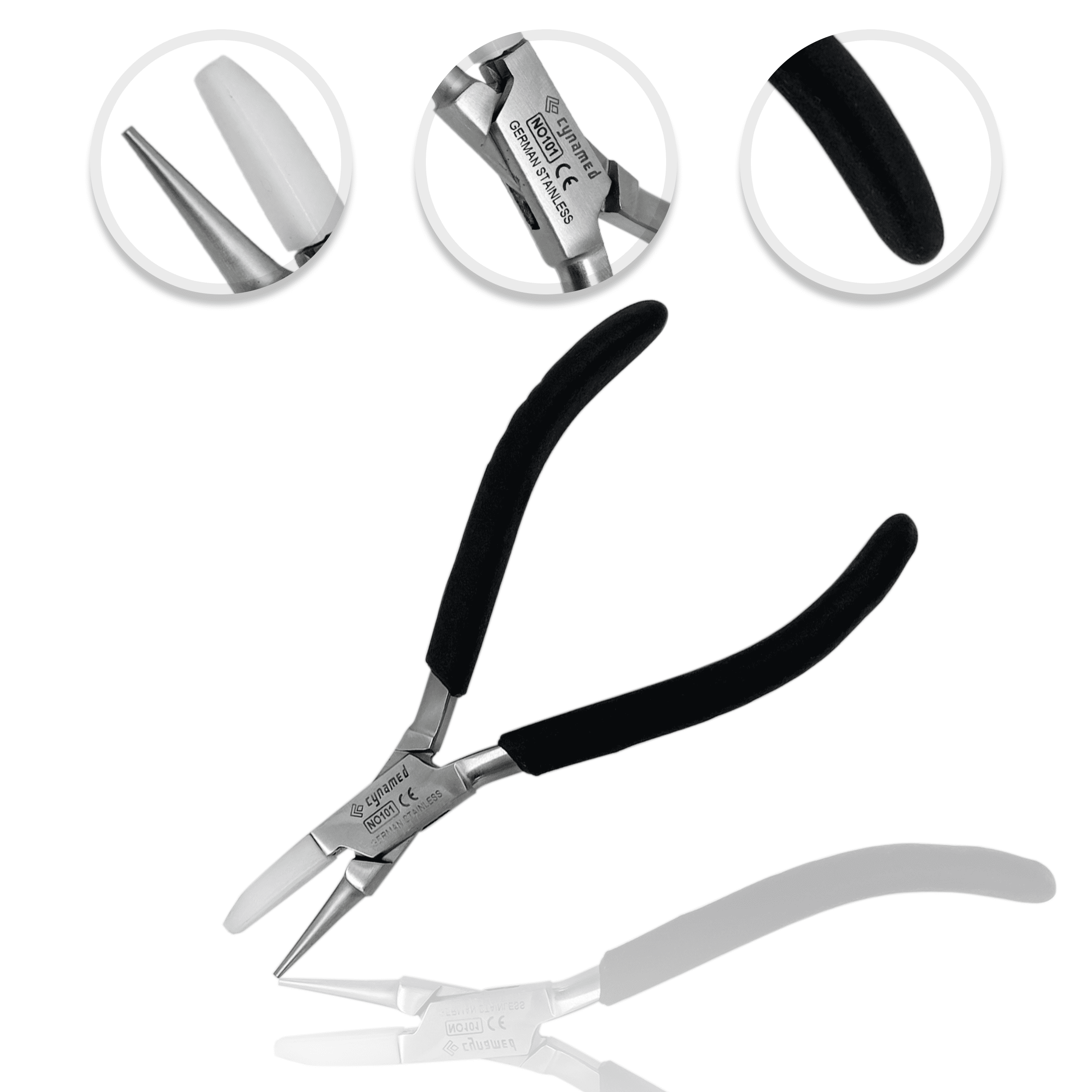 Cynamed Premium Round/Tapered Optical Pliers - Looping, Chain, Guild ...