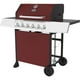 Expert Grill 6 Burner Propane Gas Grill in Red - Walmart.com