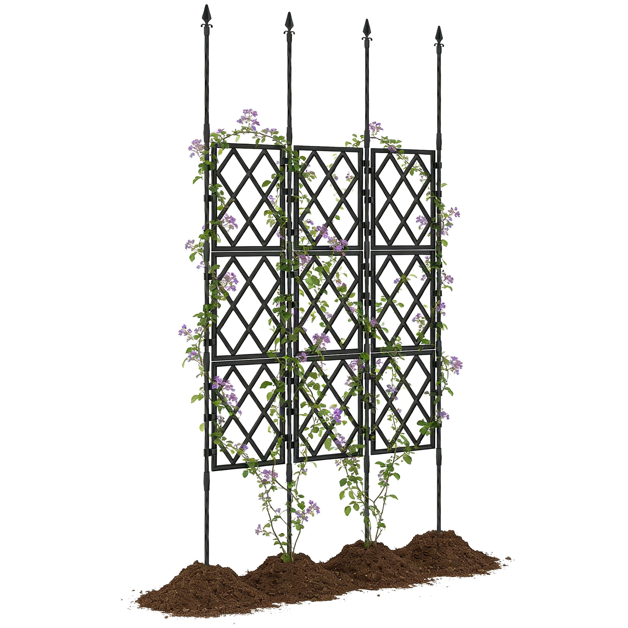 Click here for Outsunny Foldable Garden Trellis  Lattice Climbing... prices