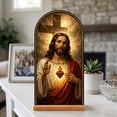 Jesus Stand Catholic Ornament Statue – Sacred Heart of Jesus Statue ...