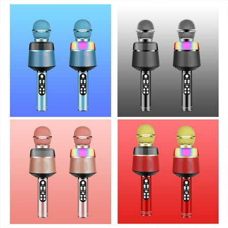 Microphone Wireless Karaoke Mic Rechargeable Microphone; Rechargeable ...