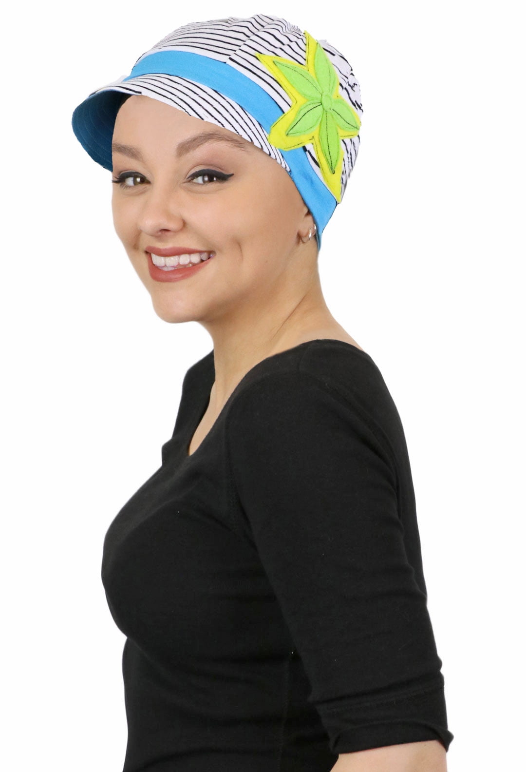 Chemo Hats for Women Cancer Headwear Headcoverings Soft Cotton Cute ...