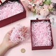 180G Basket Shredded Filler Gift Box Filling Paper Pink Crinkle Cut ...