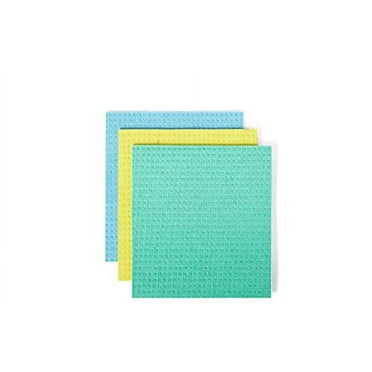 Casabella Large Cellulose Sponge Cloths, Assorted Colors, 3 ct ...