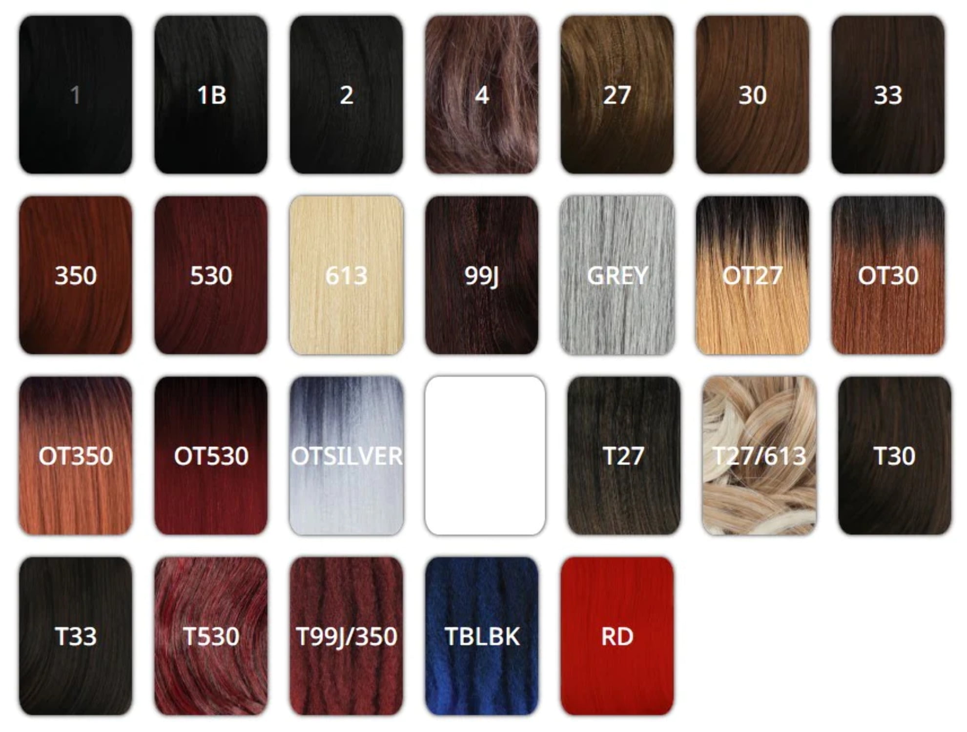 Tigi Hair Color Chart