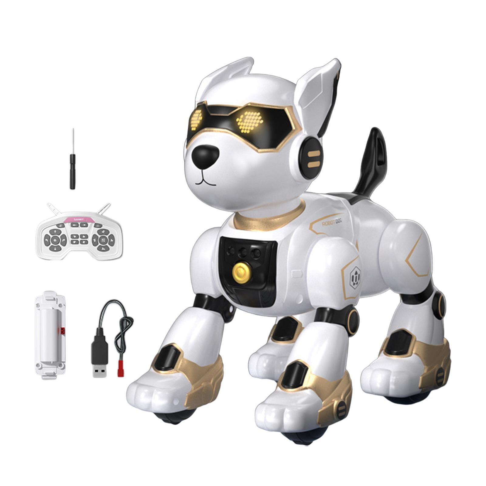 Juguete electrónico para Perro Robot para mascotas, Control por voz ...
